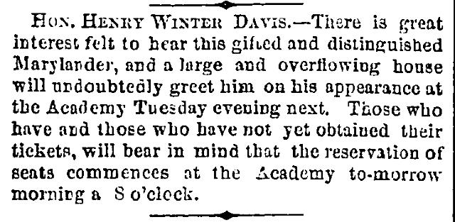 Henry Winter Davis